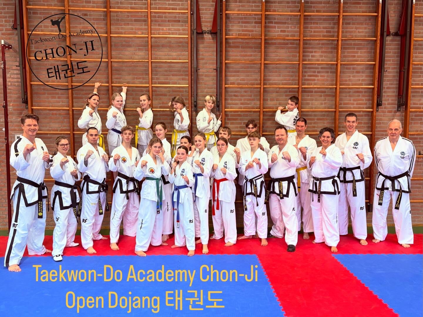 Chon-Ji Open Dojang 7 december was een groot succes 태권도 - Chon Ji